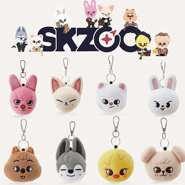 Skzoo Keychain Plush Keychain Toy Stray Kids Skz&Stay Stuffed Doll Idol ...