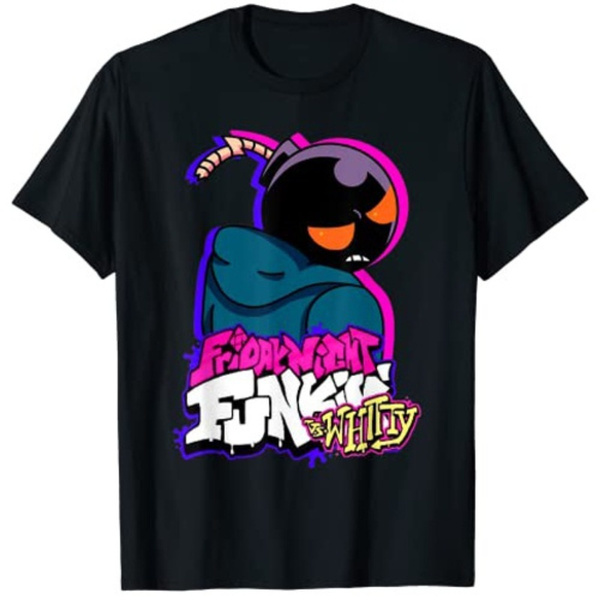 Friday Night Funkin FNF Game Whitty Madness T-Shirt for Kids and Adults ...