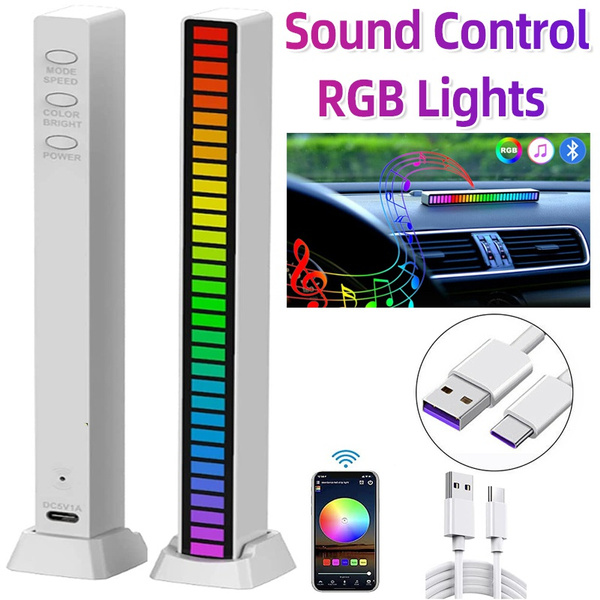 Voice-Activated Pickup Rhythm Ambient Light Creative Colorful Sound ...