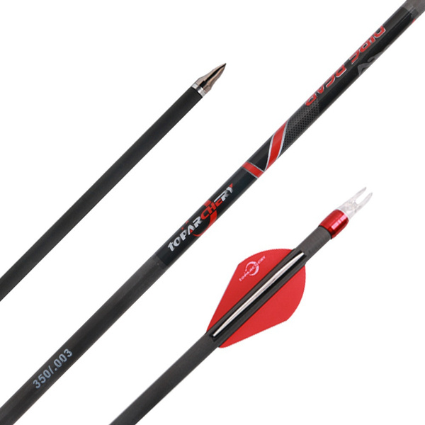 32 inch composite bow archery 1 white 2 red full carbon arrow with ...