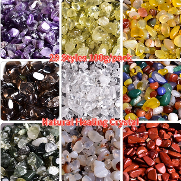 29 Colors 100g/pack Natural Crystal Stone Citrine Amethyst Material ...