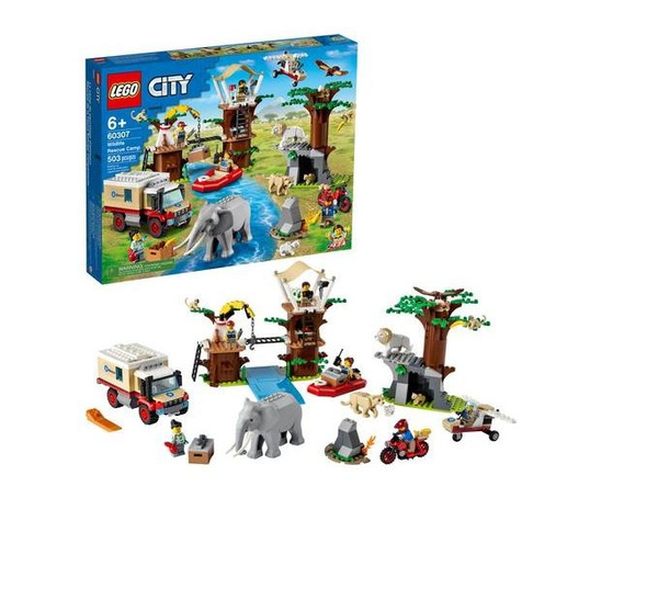 LEGO 60307 City Wildlife Rescue Camp Toy Building Kit | Wish
