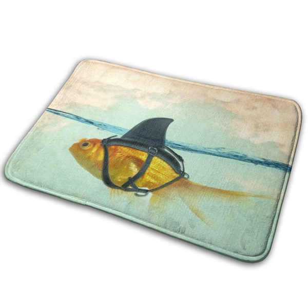 Brilliant Disguise Strong Goldfish Doormat 15.7" X 23.5" Entryway ...
