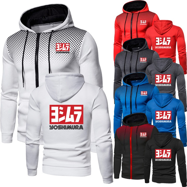 New Fashion Motorcycle Logo Zipper Jacket Men Yoshimura Suzuki ...