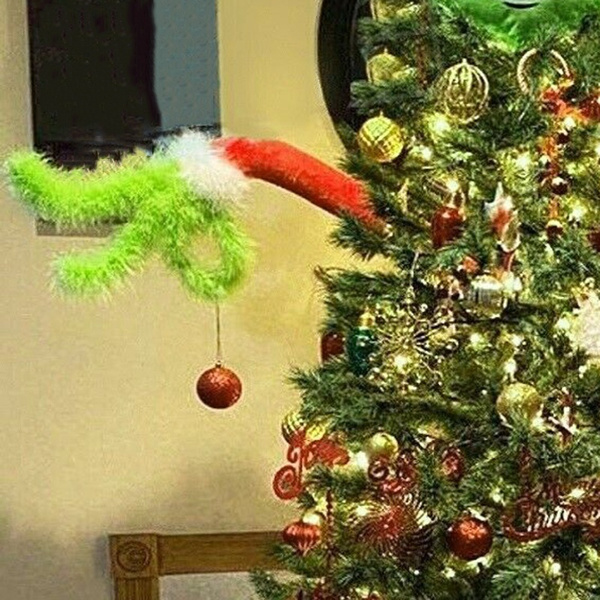 Christmas Plush Toy Doll How The Grinch Stole Hands Tree kids Wreath ...