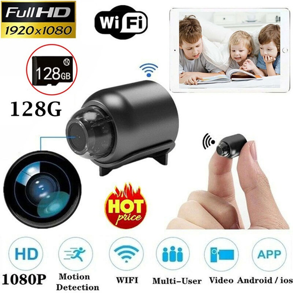 128G Mini Spy Camera, Wifi Hidden Camera Video Recorder, Night Vision ...