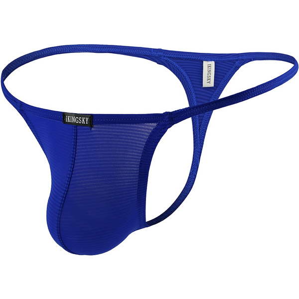 iKingsky Men's Stretch G-string Sexy Low Rise Y-back Thong Soft ...