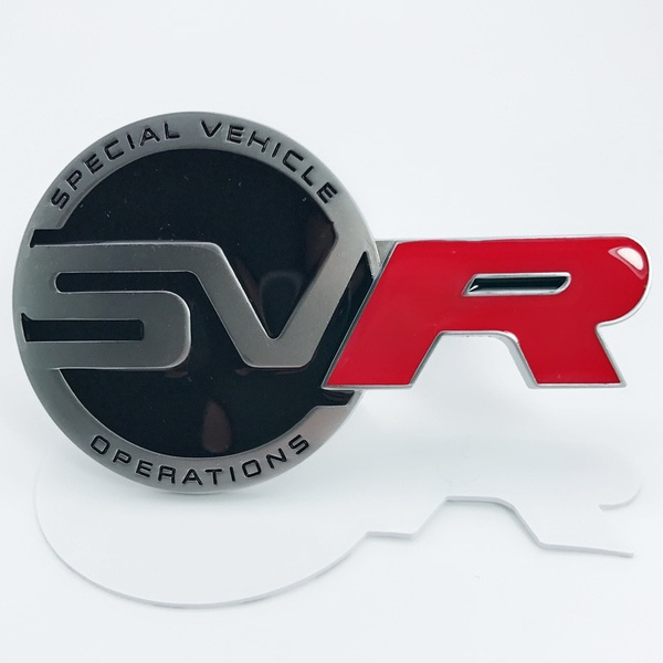 1pcs 3D metal SVR emblem grill car stickers Badge car styling for RANGE ...