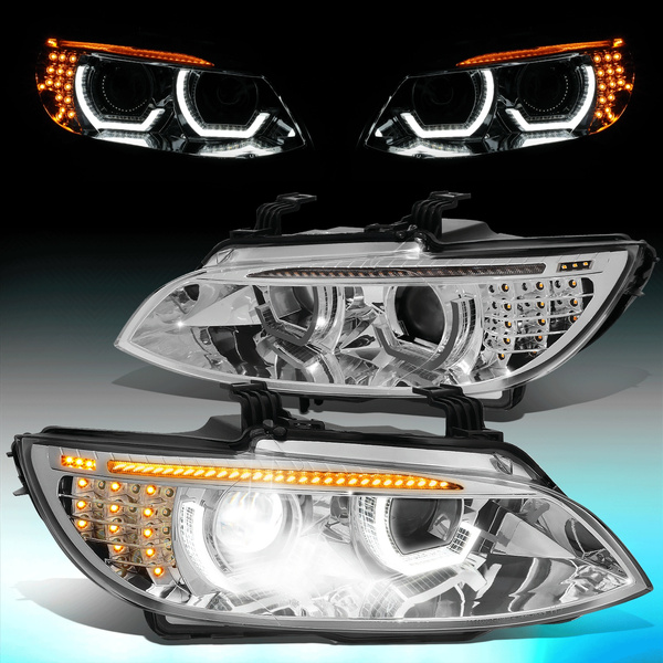 For 2007 to 2013 BMW E92 E93 3-Series Dual Animated Start-Up Halo ...