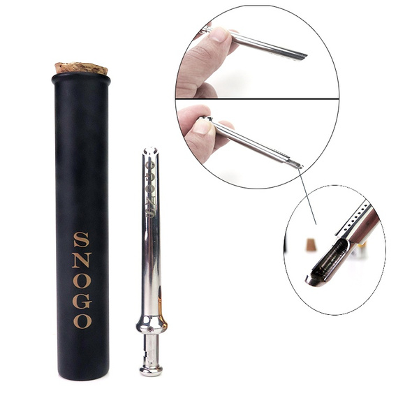 Unique Spring-Loaded Snogo Straw Scoop Applicator Stainless Steel ...
