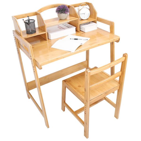 Multi‑purpose Kids Student Study Table Chair Set Writing Workstation w ...