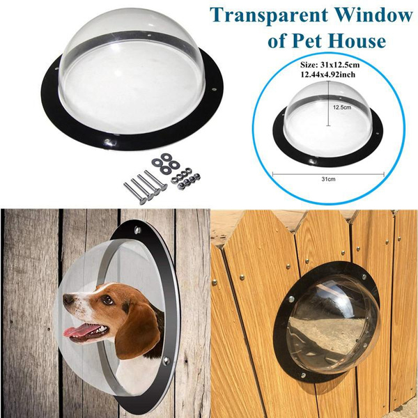 High Quality Transparent Round Window of Pet House Durable Dog Porthole ...