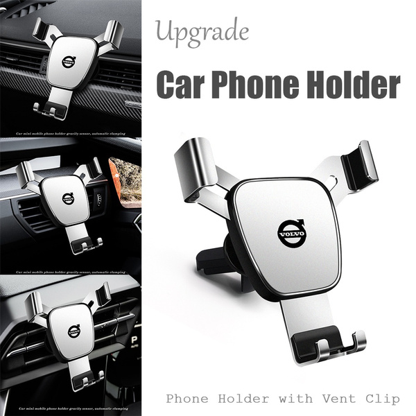Universal Car Logo Car Phone Holder with Vent Clip Hands Free Cell ...