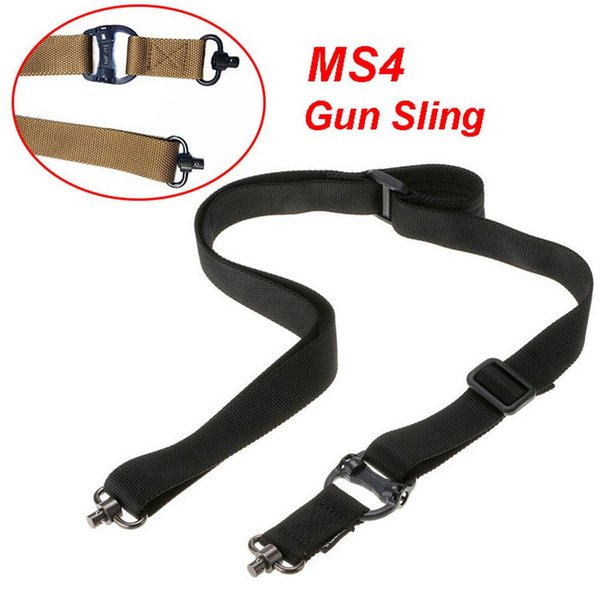 Universal Rope Adjustable 2 Points Quick Detach Rifle AR15 M4 For MS4 ...