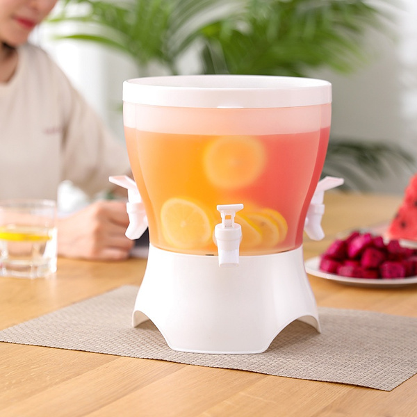 GIEMZA about 5L Alcohol Dispenser Liquor Rotatab Barrel Beer Cooler for ...