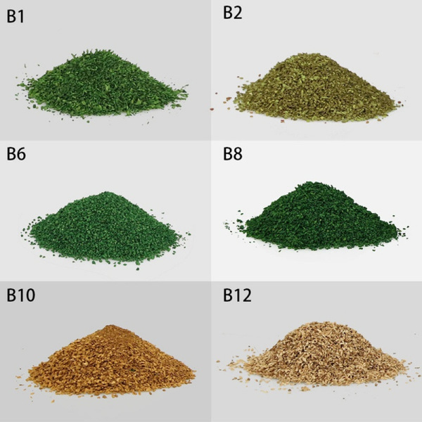 Model Terrain Powder Grass Tree Powder Diy Scene Material Landscape ...