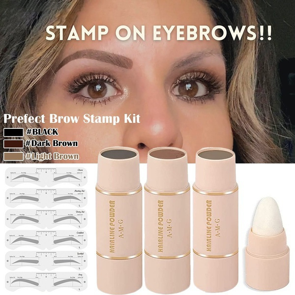 Eyebrow Stamps, with 6 Types of Eyebrow Templates, Makeup Set ...