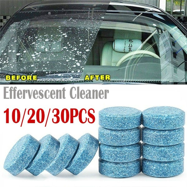 10/20/30pcs Car Concentrated Solid Wiper Fine Effervescent Sheet ...