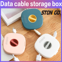 New Portable Round USB Cable Winder, Small Cable Organizer, Rotating ...