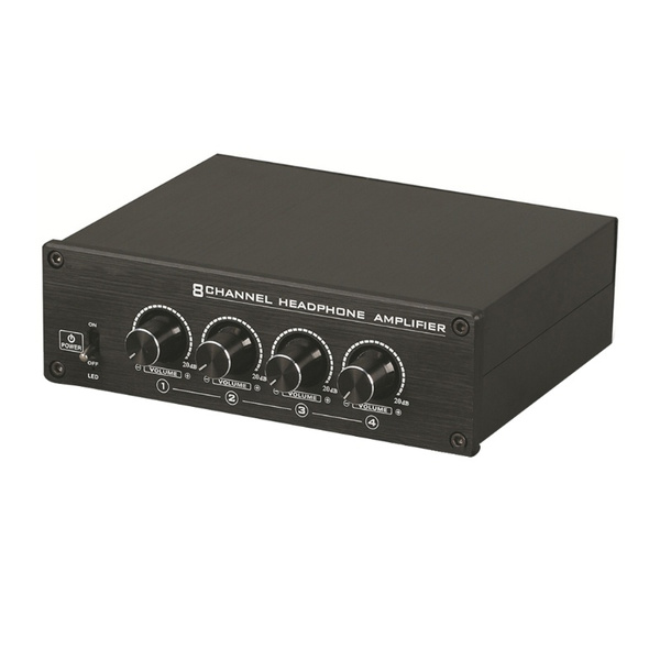 HA800 Ultra-Compact 8 Channels Mini -Audio Stereo Headset Headphone ...