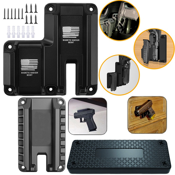 Magnet Mount Holder 45Lbs Magnetic Pistol Handgun Rifle Concealed ...