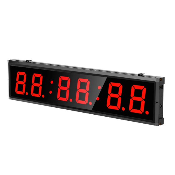 Led Gym Timer Display Second Ultra Clear Interval Timer With Remote Countdown Up Wall Clock