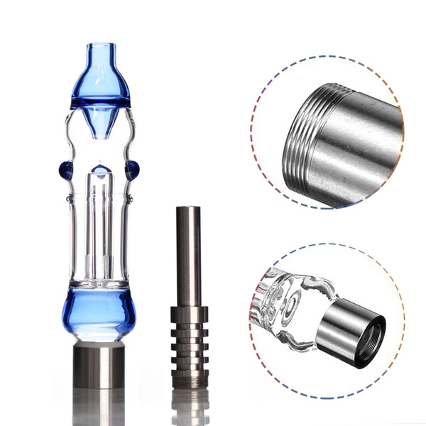 Erichworld 510 screw interface honey grass glass water pipe bubbler oil ...