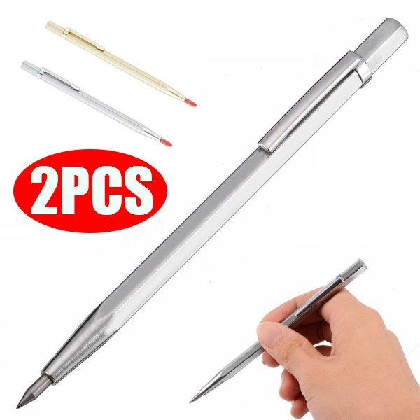 1/2Pcs Tungsten Carbide Tip Scriber Etching Engraving Pen Marking ...