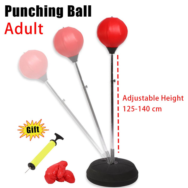 New Adjustable Adult Punching Ball For Adult With Boxing Gloves ...