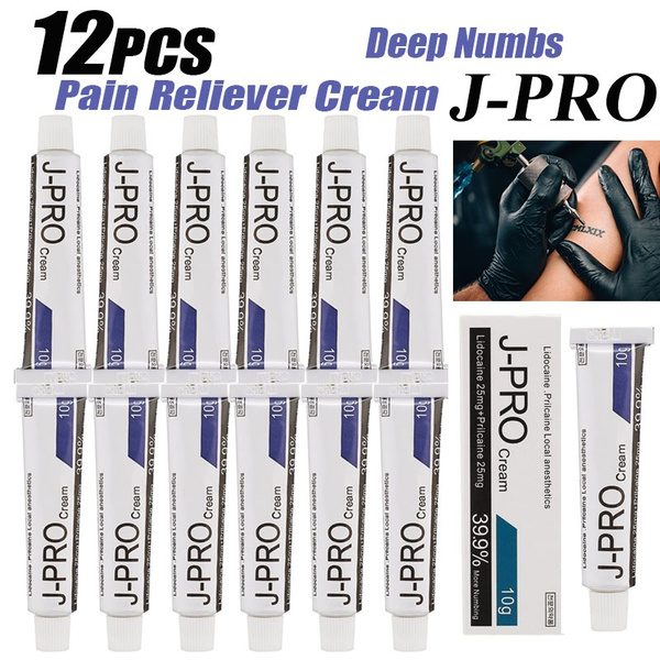 12pcs 39.9% JPRO Numbing Tattoo Body Anesthetic Fast Numb Cream Semi ...