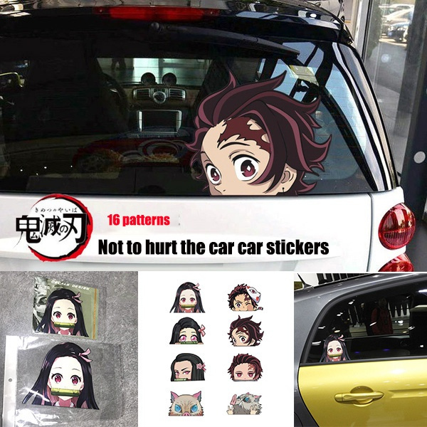 16 Anime Characters, Car Stickers, Motorcycle Reflective Stickers ...