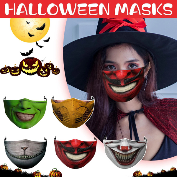 Halloween Monster Mask Creepy Halloween Mask Party Cosplay Costume ...
