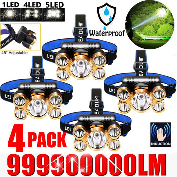 4Pack 2022 New !!! USB Rechargeable Waterproof Zoomed/Fixed-focus ...