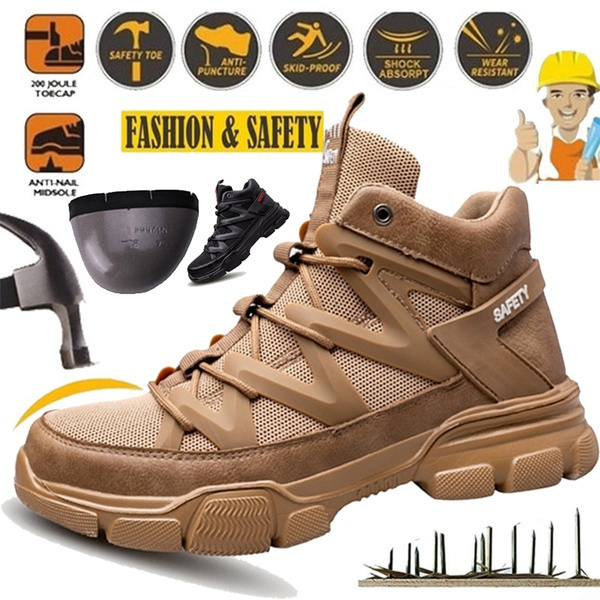 Breathable Work Safety Boots Breathable Lightweight Reliable Durable ...