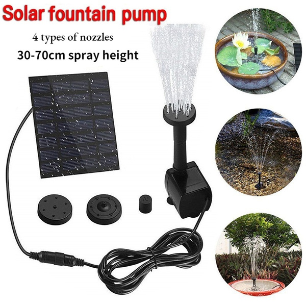 High Power Solar Water Pump Garden Pool Water Sprayer Solar Energy ...