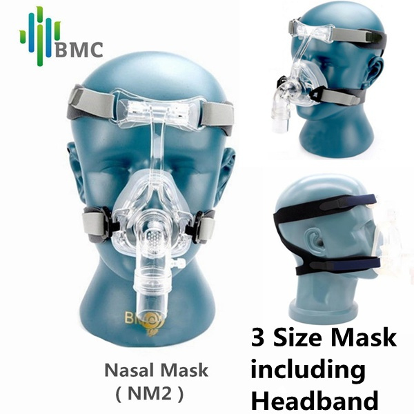 BMC NM2 CPAP Nasal Mask Suit For CPAP Auto CPAP BiPAP Ventilator Sleep ...