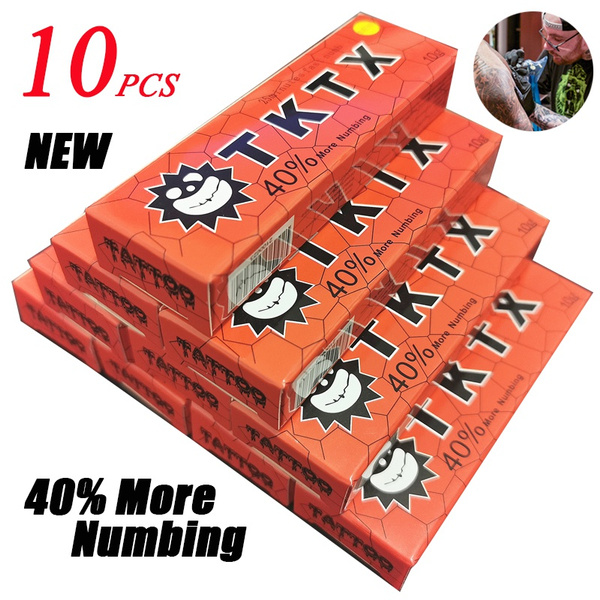 10tubes TK Topical Anesthetic Tattoo Cream Red TKTX Cream TKTX Numbing Cream 40% More Numbing | Wish
