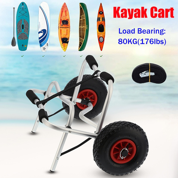 Canoe Trolley,Canoe Cart Boat Kayak Canoe Carrier Dolly Trailer Tote ...