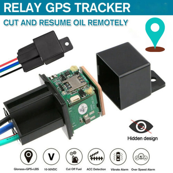 Motorcycles Hidden Mini Car Relay GPS Tracker Cut Off Oil Towed Away ...
