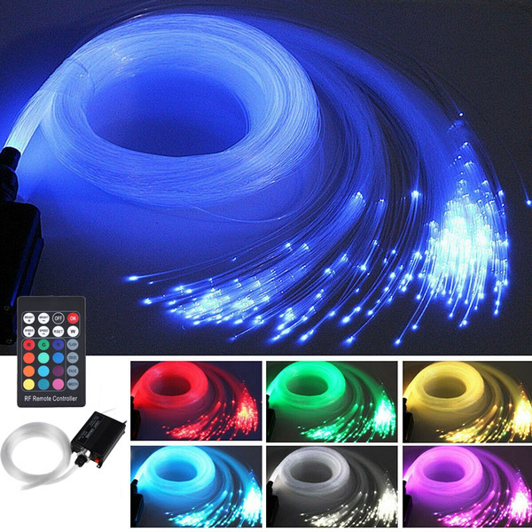 150PC 12V LED RGB Fiber Optic Star Light Kit Car Headliner Roof Ceiling ...