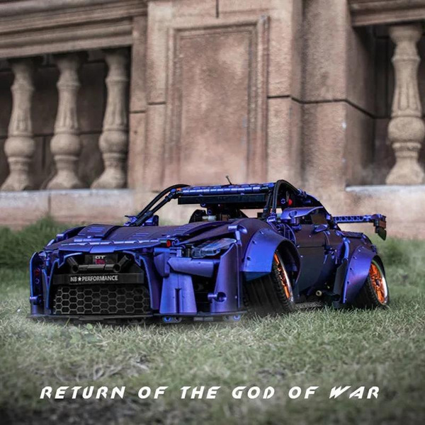 2021 New 2389Pcs GTR Super Sport Racing MOC Car Model Building Block ...