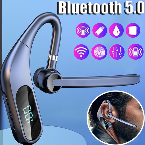 Wireless Bluetooth 5.0 Business Earhook Earphone Long Standby Business ...