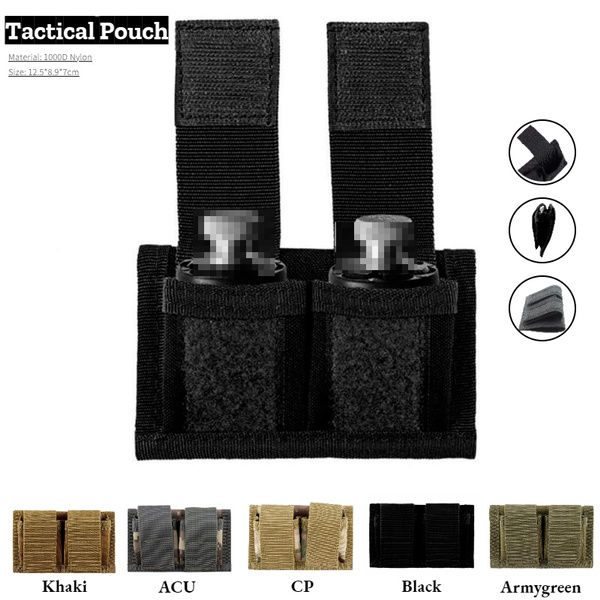 5 Colors Tactical Double Speedloader Belt Pouch Speedloader Case Fits ...