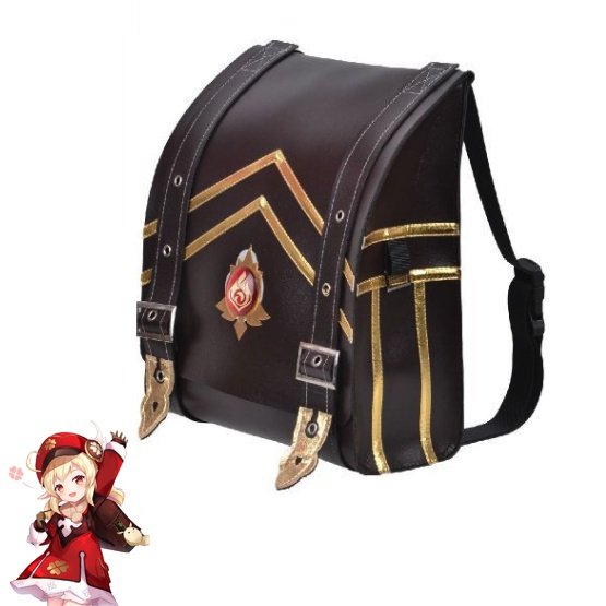 Anime Game Genshin Impact Spark Knight Klee Cosplay Backpack Anime ...