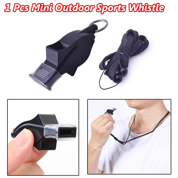 1 Pcs Sports Big Sound Whistle Plastic Whistle Professional Soccer ...