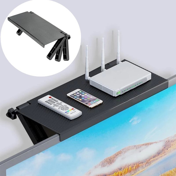 Multi-functional Storage Rack Adjustable Screen Top Shelf TV Computer ...