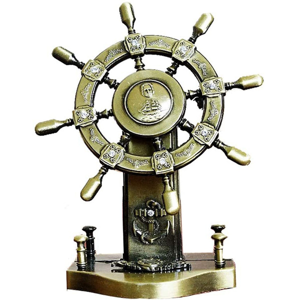 Pilot Rudder Model Metal Rudder Rudder Statue Crafts Gift Office ...