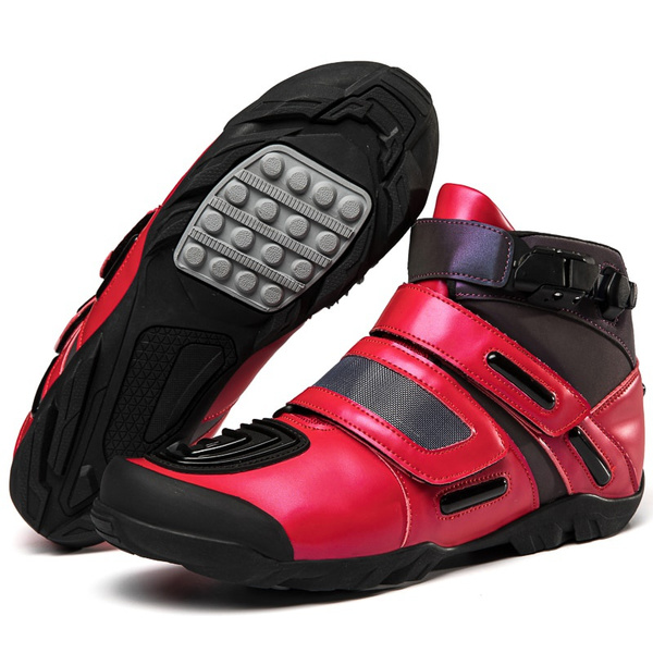 Motorcycle Boots - Mens Short Racing Sports Shoes Boots Waterproof Anti ...