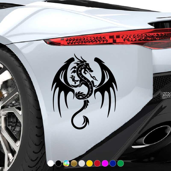 1pc Auto Sticker Ancient Animal Dragon Car Stickers Windows Motorbike ...