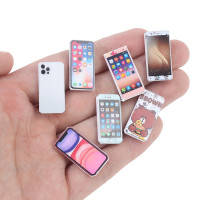1PC 1:12 Dollhouse Miniature Mobile Phone Model Toys Pretend Toy ...